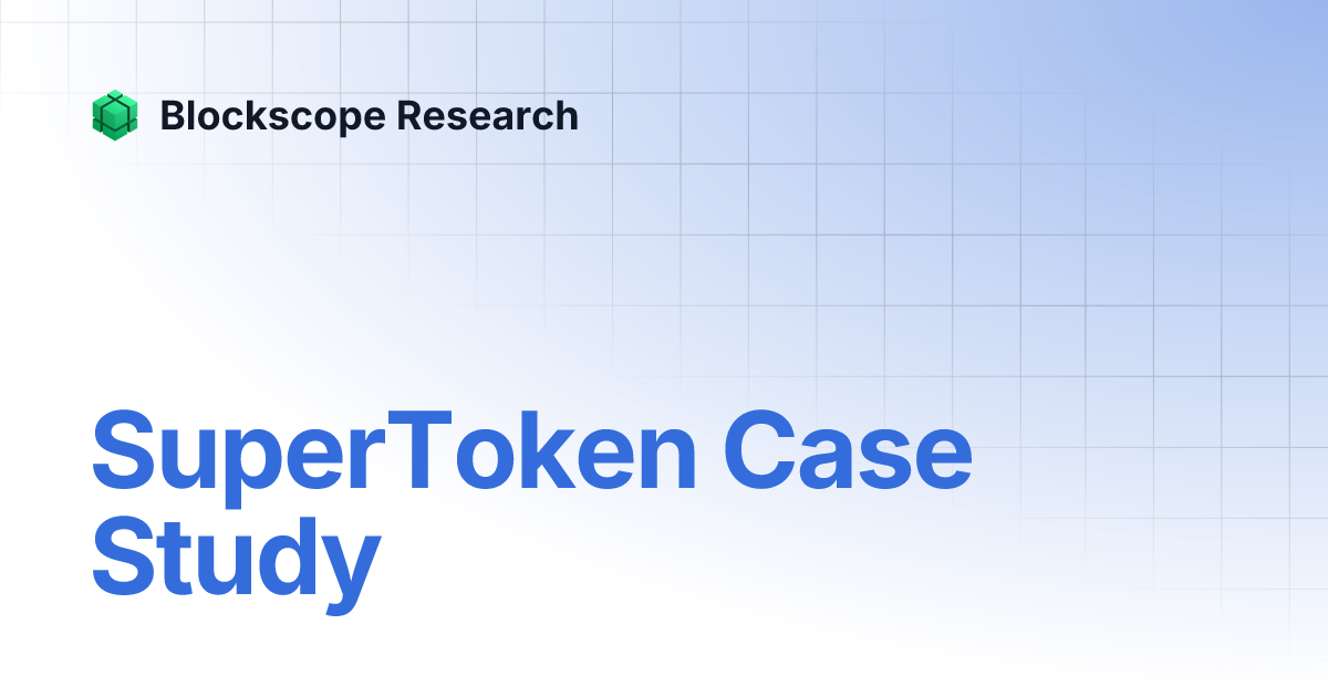 SuperToken Case Study | MrBeast Investigation | Blockscope Research
